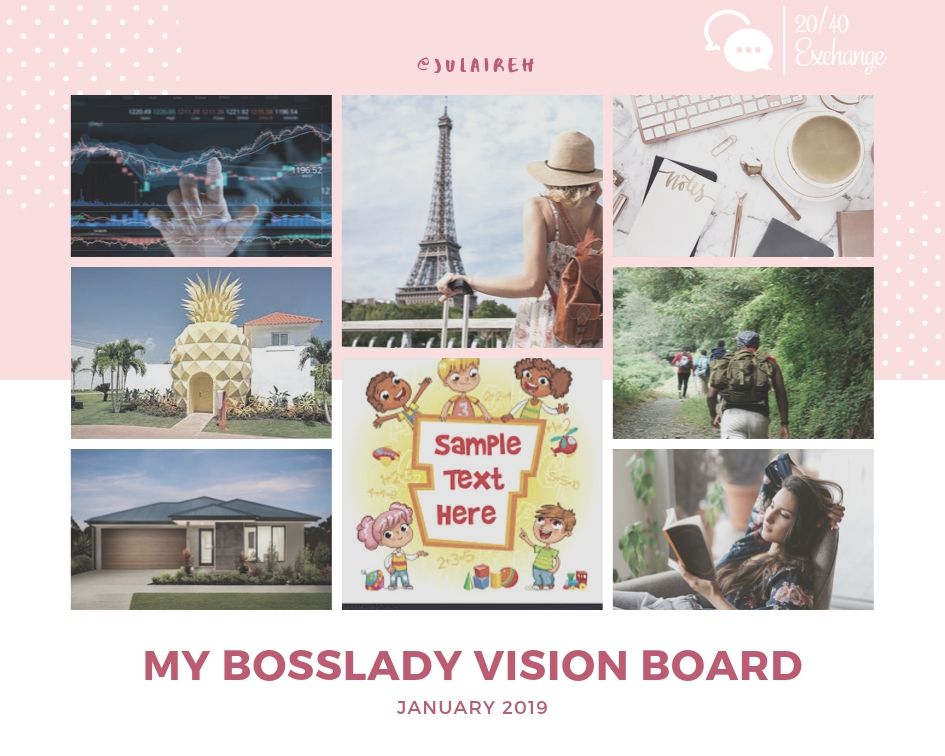 Creating a Boss Lady Vision Board – MEET JULAIRE